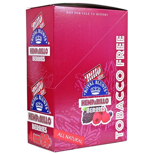 Royal Blunts Hemparillo Rillo Berries 15 4pks - BuyLittleCigars.com